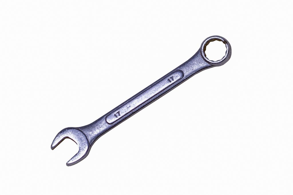 Brisbane Tool Library: Combination Open - Ring Spanner - 17 -17 (428)