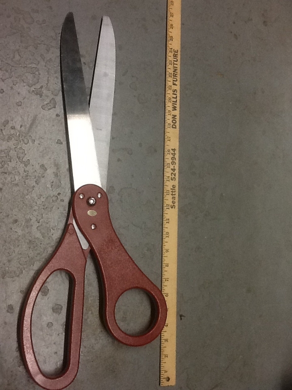 PNA Tool Lending Library: Ribbon Cutting Shears (giant-sized)