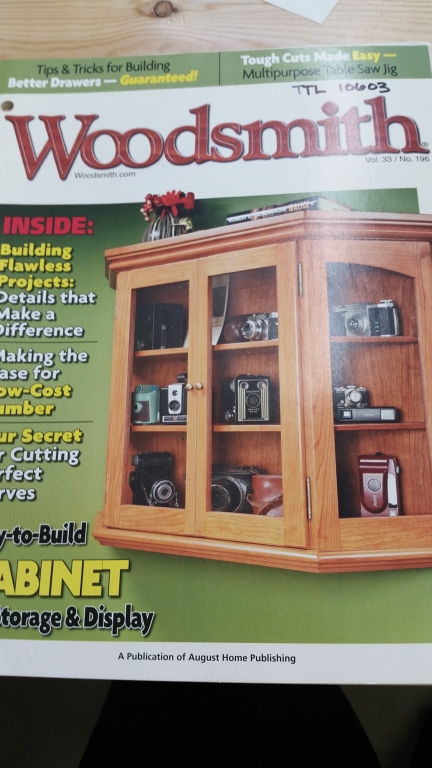 Tacoma Tool Library: Magazine: Woodsmith (10603)